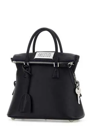 MAISON MARGIELA Navy Leather Mini 5ac Handbag