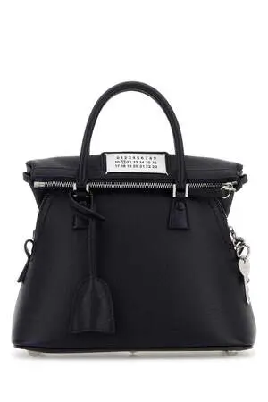MAISON MARGIELA Leather Mini 5ac Handbag - Blue