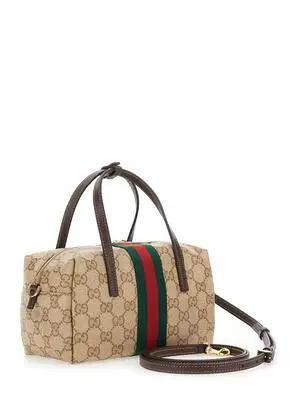 Gucci Gg Canvas Mini Boston Bag - Multicolor