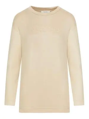 Max Mara Max Mara Women Crewneck Cotton Sweatshirt Multicolor