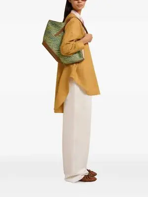 Marni Two-tone Tote Bag - Green