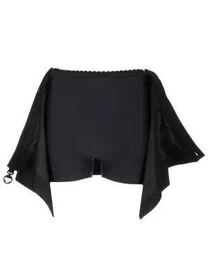 MARINE SERRE Moon Diamant Mini Skirt - Black