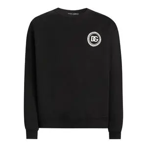 Dolce & Gabbana Logo Patch Sweatshirt - Black