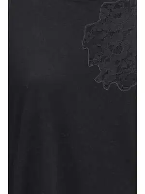 Max Mara Wool Sweater With Lace Inserts