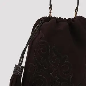 Etro Kalispera Medium Bucket Bag - Brown