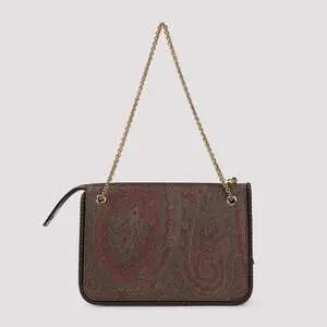 Etro Paisley Jacquard Clutch Bag - Brown