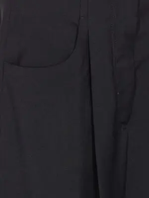 Fendi Wool Blend Tailored Trousers - Black