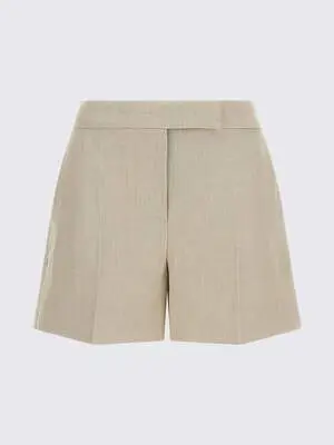 Max Mara Classic Linen Shorts - Cream