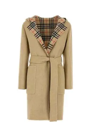 Burberry Wool Reversible Coat - Brown