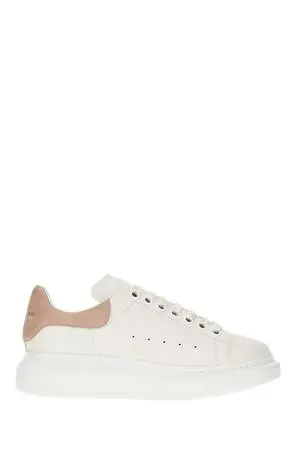 Alexander McQueen Leather Lace Up Sneakers - Multicolor