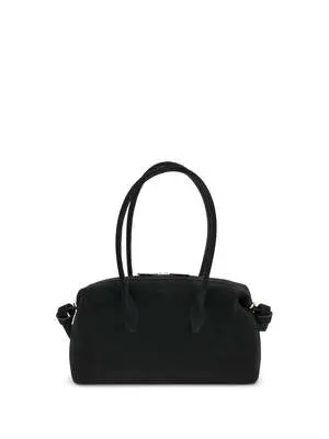 Yuzefi Brioche Shoulder Duffle Bag - Black