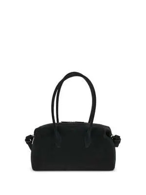 Yuzefi Brioche Shoulder Duffle Bag - Black