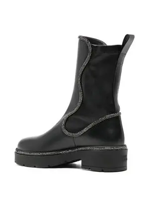 Rene Caovilla Leather Bootie