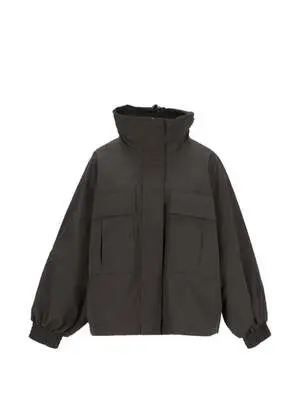 Max Mara Washed Water-repellent Canvas Jacket