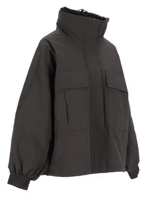 Max Mara Washed Water-repellent Canvas Jacket