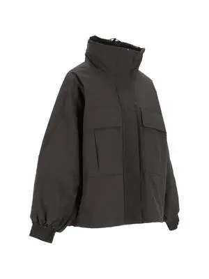 Max Mara Washed Water-repellent Canvas Jacket