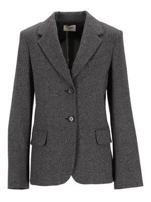 Max Mara Single-breasted Blazer - Gray