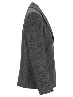 Max Mara Single-breasted Blazer - Gray