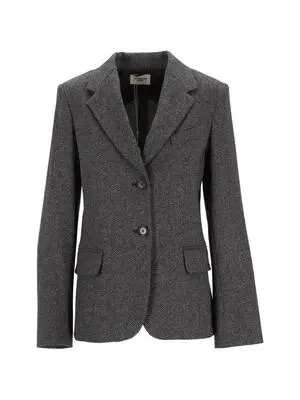 Max Mara Single-breasted Blazer - Gray