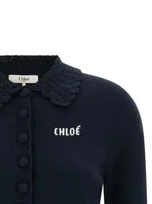 Chloé Collared Cardigan