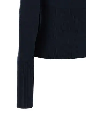 Chloé Wool Collared Cardigan - Blue