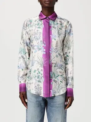 Gucci Printed Silk Shirt - Cream