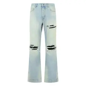 Amiri Denim Wide-leg Jeans - Blue