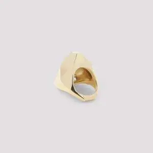LANVIN Cubic Metal Ring - Silver