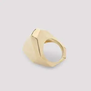 LANVIN Cubic Metal Ring - Silver