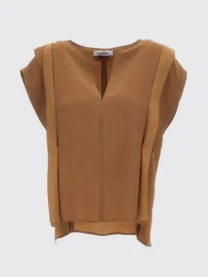 Max Mara Crepe Blouse - Brown