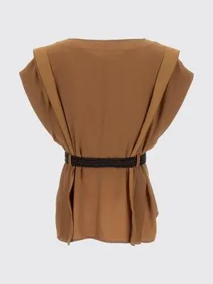 Max Mara Crepe Blouse - Brown