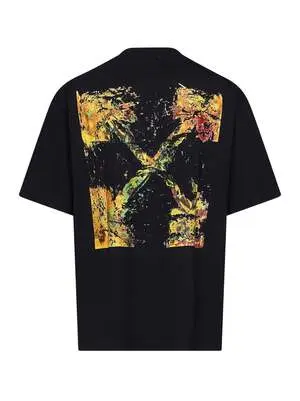 Off-White Black Cotton Jersey Spices Arrow Skate T-shirt - Multicolor