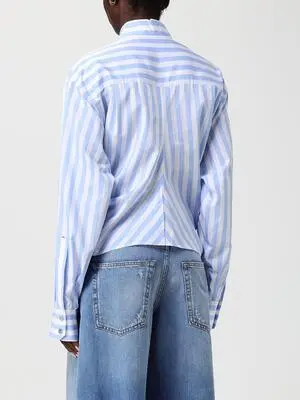Max Mara Cut-out Striped Shirt - Multicolor