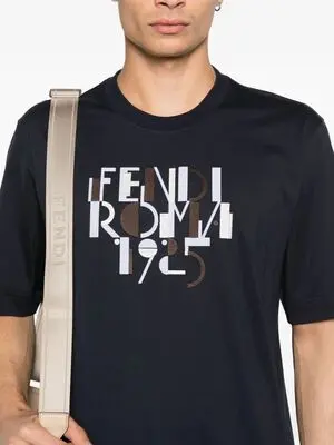 Fendi Roma 1925 Print Cotton T-shirt