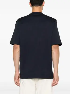 Fendi Roma 1925 Print Cotton T-shirt - Blue