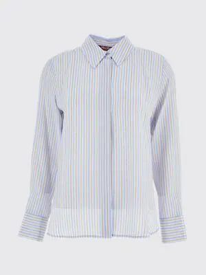 Max Mara Striped Silk Shirt - Multicolor