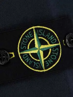 Stone Island Compass Logo Crew-neck Sweatshirt - Blue