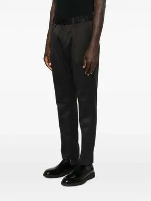 Herno Drawstring-waistband Tapered Leg Trousers - Black