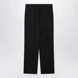 TOTEME Wool-blend Trousers - Black