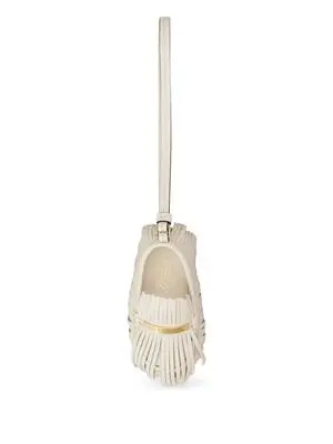 TOD'S Charm Gommino In Pelle - White