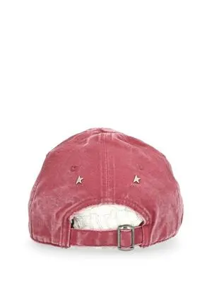 GOLDEN GOOSE Washed Cotton Baseball Cap - Multicolor