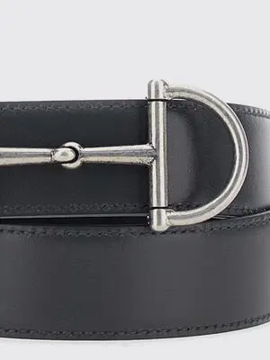 Gucci Horsebit Smooth Calfskin Belt - Black