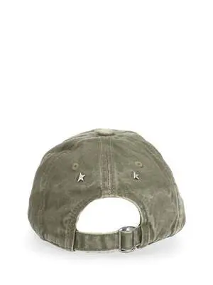 GOLDEN GOOSE Washed Cotton Baseball Cap