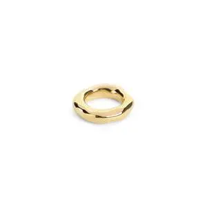 JIL SANDER Brass Ring - Silver
