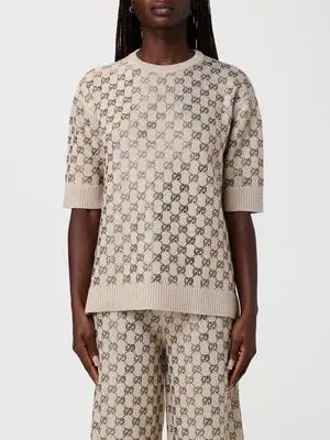 Gucci Gg Wool Sweater - Cream