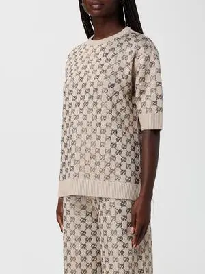 Gucci Gg Wool Sweater - Cream