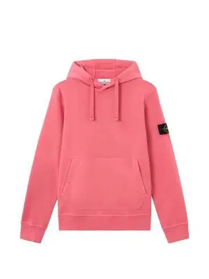 Stone Island Logo-patch Hoodie - Red