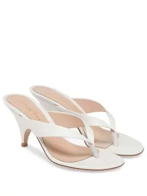 GIANVITO ROSSI Sofia Thong 70 Leather Sandals