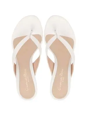 GIANVITO ROSSI Sofia Thong 70 Leather Sandals
