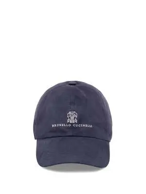 Brunello Cucinelli BRUNELLO CUCINELLI SheepSkin Baseball Cap Multicolor